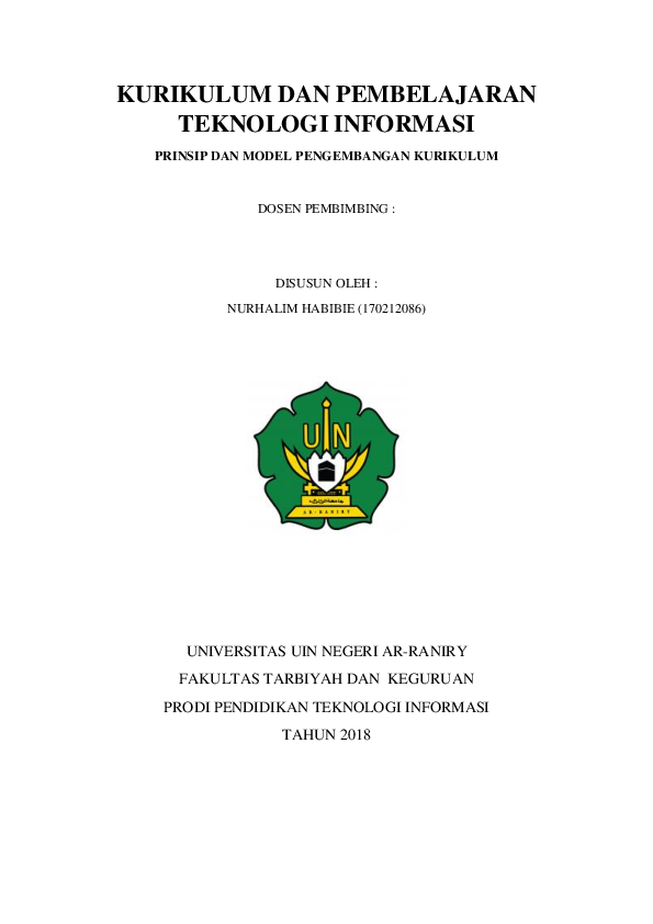 (DOC) COVER KURIKULUM