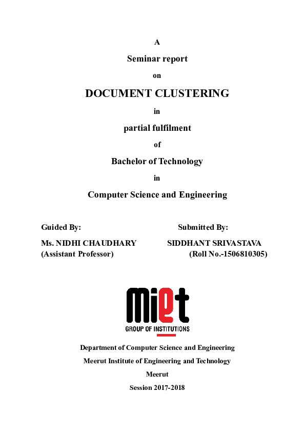 (DOC) Seminar report format