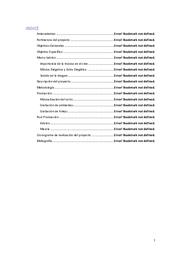 (DOC) Indice tentativo