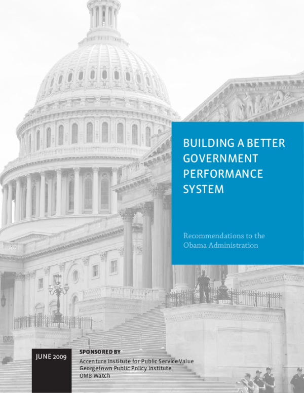 (PDF) Recommendations to the Obama Administration