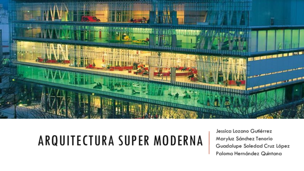 (PDF) ARQUITECTURA SUPER MODERNA