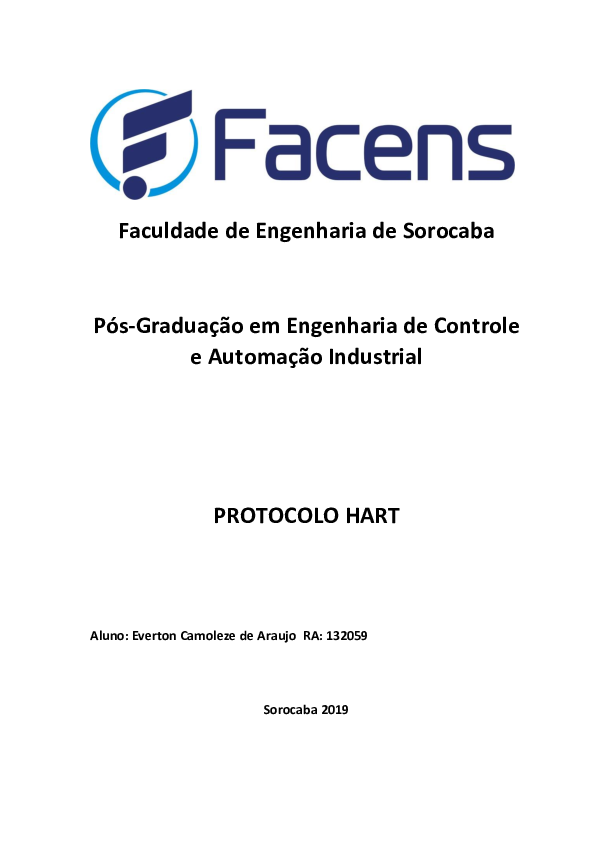 (PDF) Protocolo HART
