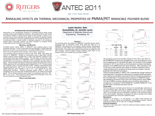 (PDF) ANNEALING EFFECTS ON THERMAL MECHANICAL PROPERTIES OF PMMA/PET ...