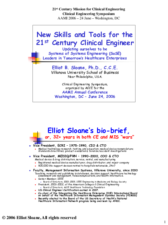 (PDF) New Skills and Tools for the Successful 21st Century Clinical ...