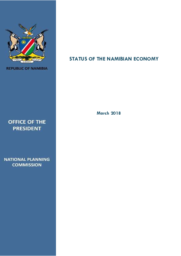 (PDF) STATUS OF THE NAMIBIAN ECONOMY