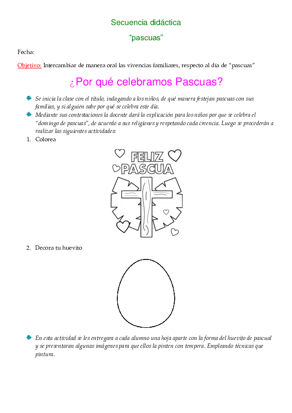 (DOC) Secuencia didáctica pascuas