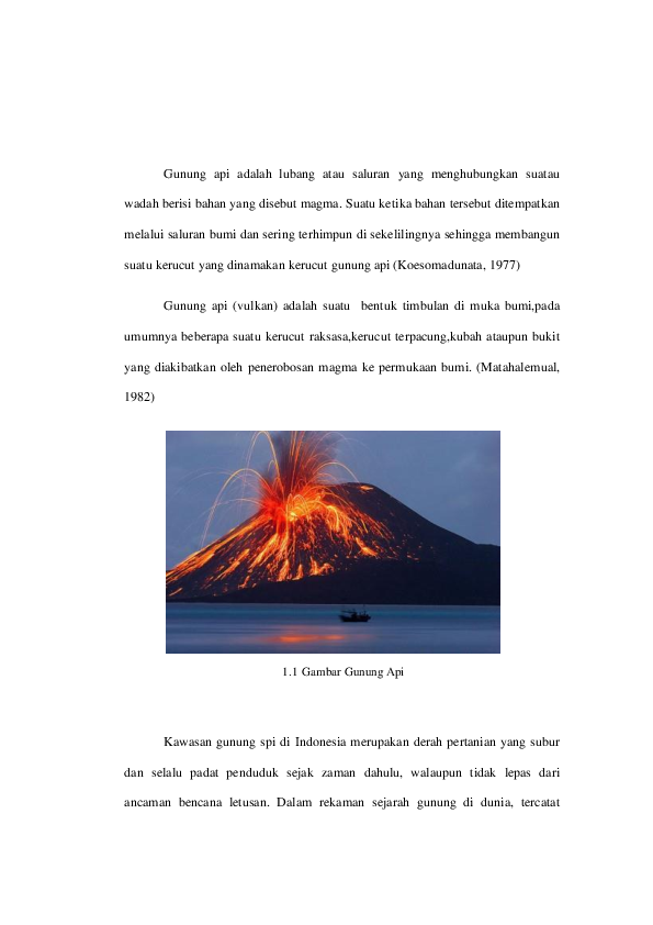 (DOC) TIPE-TIPE GUNUNG API