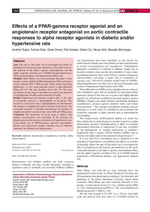 (PDF) effects of a ppar-gamma receptor agonist and an angiotensin ...