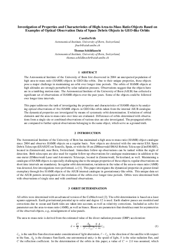 (PDF) Investigation of Properties and Characteristics of High-Area-to ...
