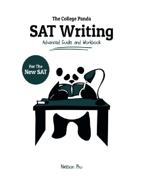 (PDF) The College Panda's SAT Writing: Advanced Guide and Workbook for ...
