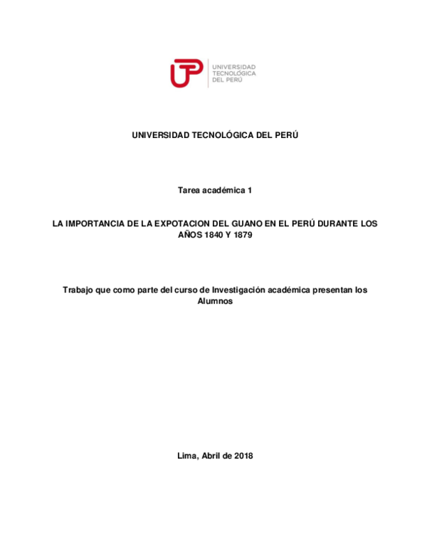 (DOC) UTP Tarea académica