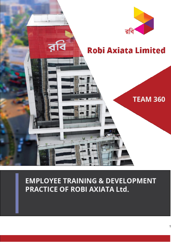 (PDF) Final destination training process of robi axiata ltd.