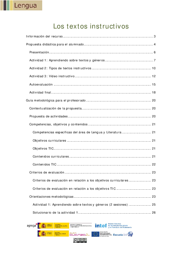 (PDF) Los textos instructivos