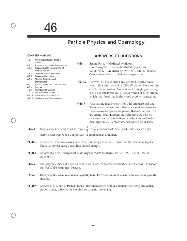 (PDF) Particle Physics and Cosmology CHAPTER OUTLINE
