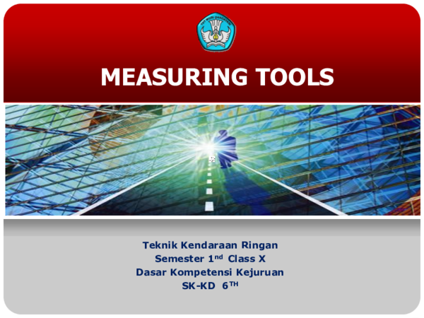 (PPT) Measuring Tools