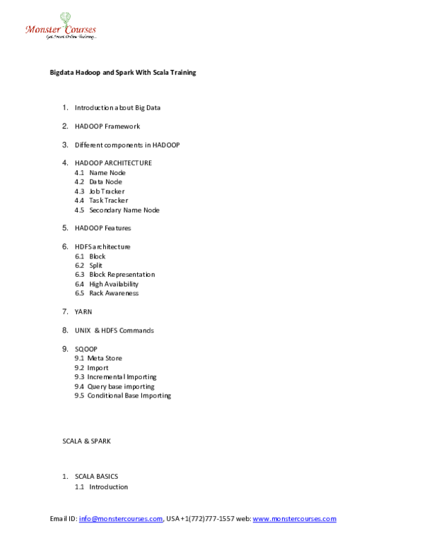 (PDF) Spark with Scala