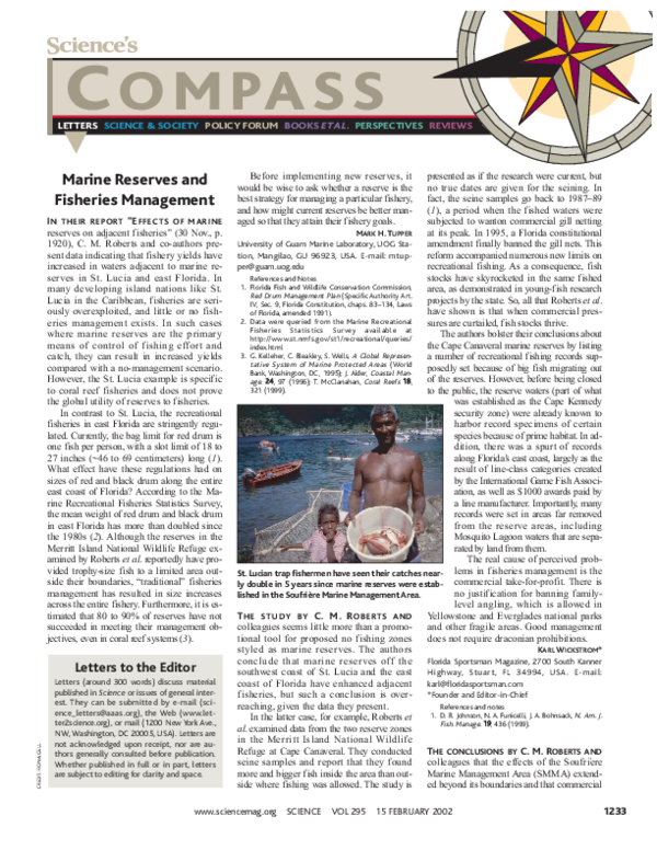 (PDF) Tupper 2002 Science MPA letters