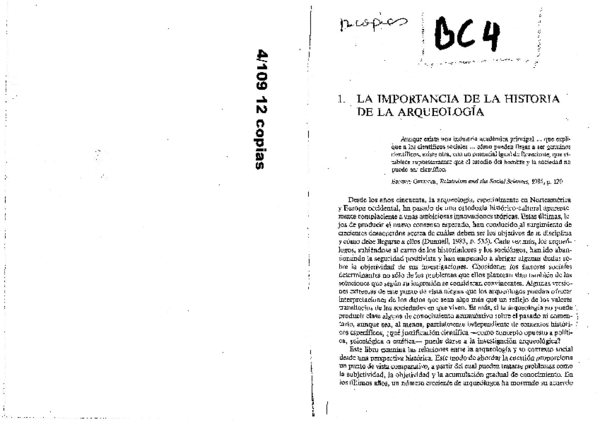 (PDF) Trigger Bruce La Historia Del Pensamiento Arqueologico
