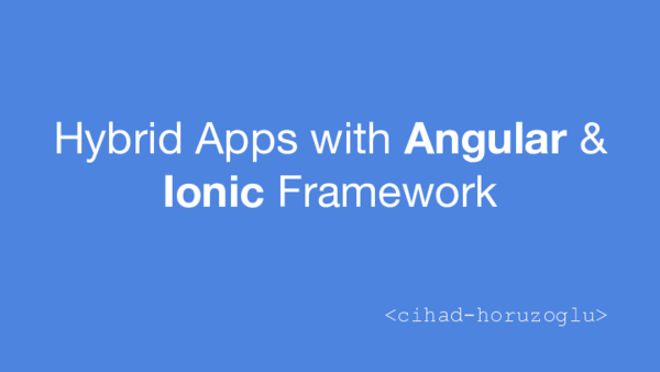 (PDF) Hybrid Apps with Angular & Ionic Framework