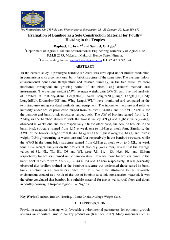 (PDF) CIGR Conference Paper