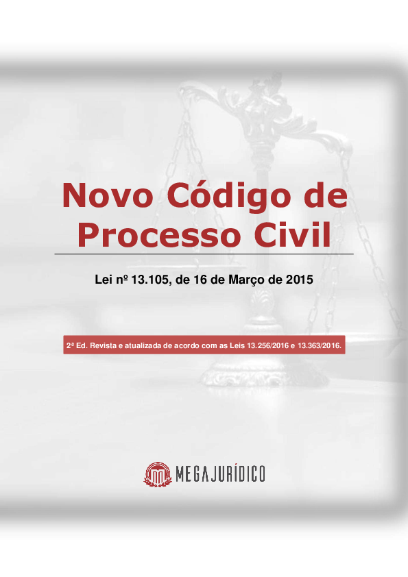 (PDF) Novo Código de Processo Civil