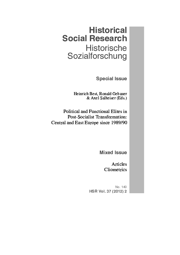 (PDF) The colonial origins of comparative development: A skeptical note