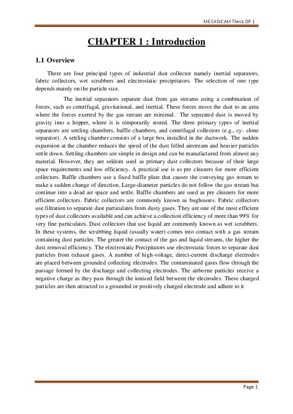 (PDF) CHAPTER 1 : Introduction 1.1 Overview