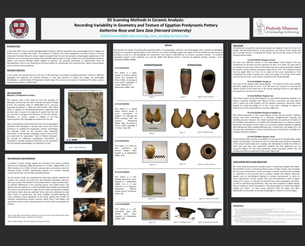 (PDF) 3D Methods in Ceramics Analysis: Technology and Production of ...