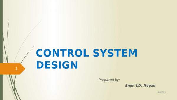 (PPT) CONTROL SYSTEM DESIGN