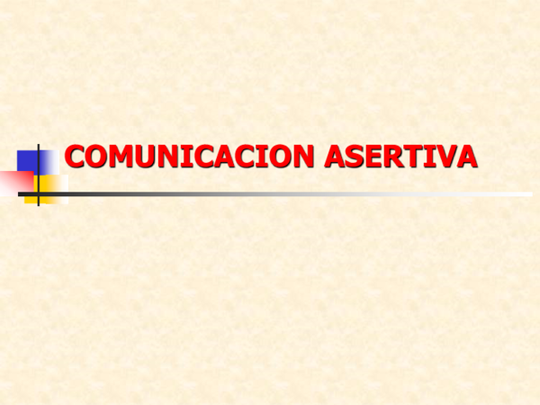(PPT) Comunicacion Asertiva