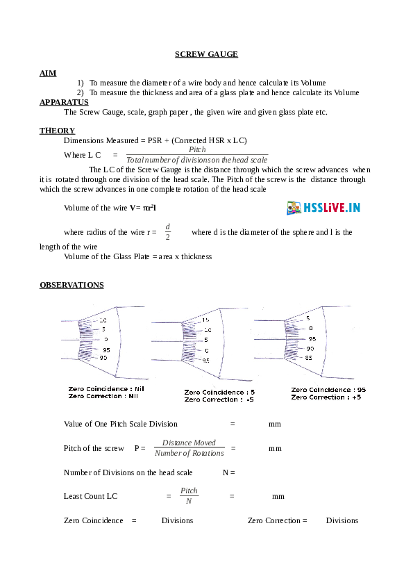 (PDF) SCREW GAUGE
