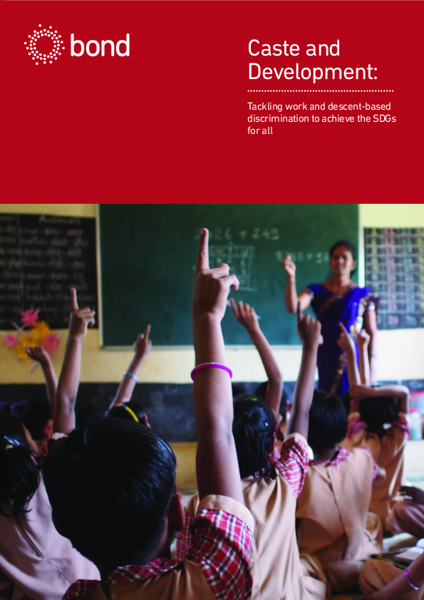 (PDF) Caste and Development: Tackling work and descent-based discrimination to achieve the SDGs ...