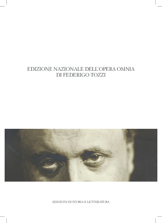 (PDF) EDIZIONE NAZIONALE DELL'OPERA OMNIA DI FEDERIGO TOZZI