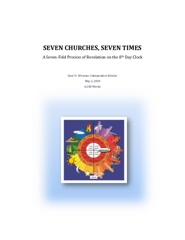 (PDF) SEVEN CHURCHES, SEVEN TIMES A Seven-Fold Process of Revelation on ...