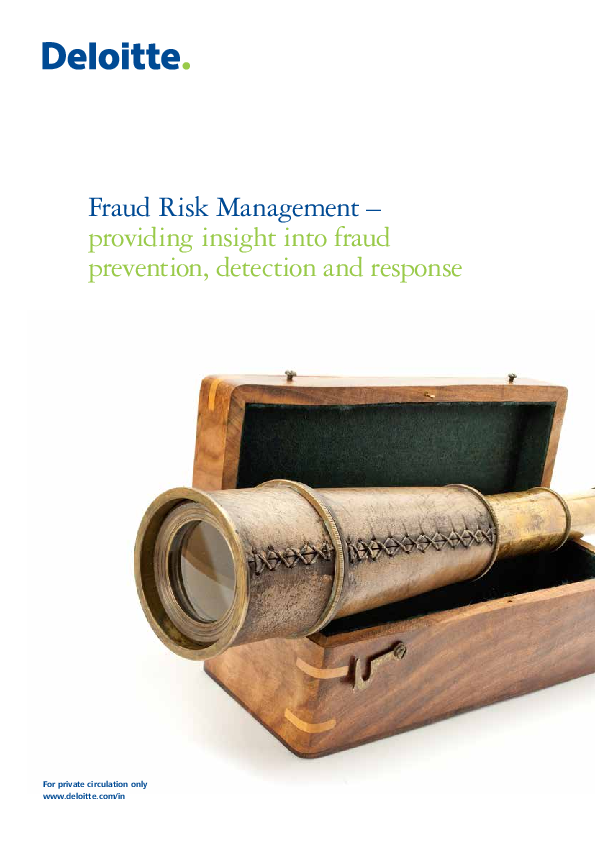 (PDF) Fraud Risk Management - providing insight into fraud prevention ...