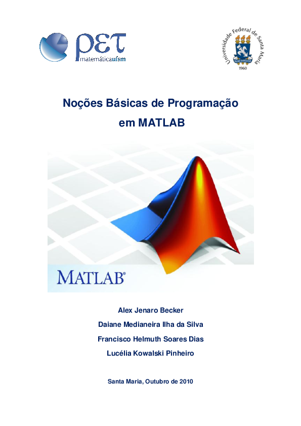 (PDF) Noções Básicas de Programação em MATLAB