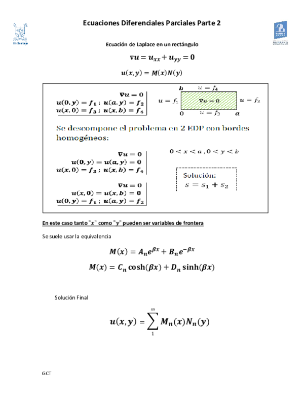 (PDF) Ecuaciones Diferenciales Parciales Parte 2