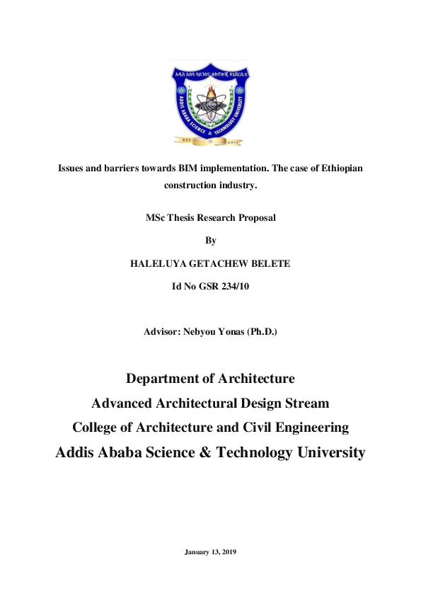 (PDF) Issues and barriers towards BIM implementation. The case of ...