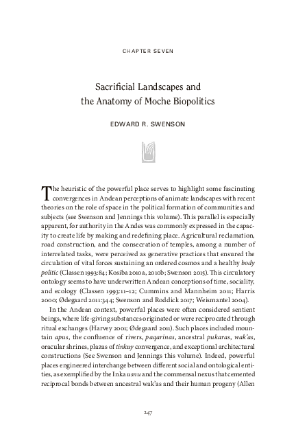 (PDF) Sacrificial Landscapes and the Anatomy of Moche Biopolitics: (AD ...