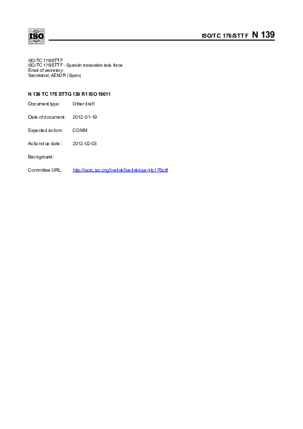 (PDF) ISO/TC 176/STTF N 139 ISO/TC 176/STTF ISO/TC 176/STTF -Spanish ...