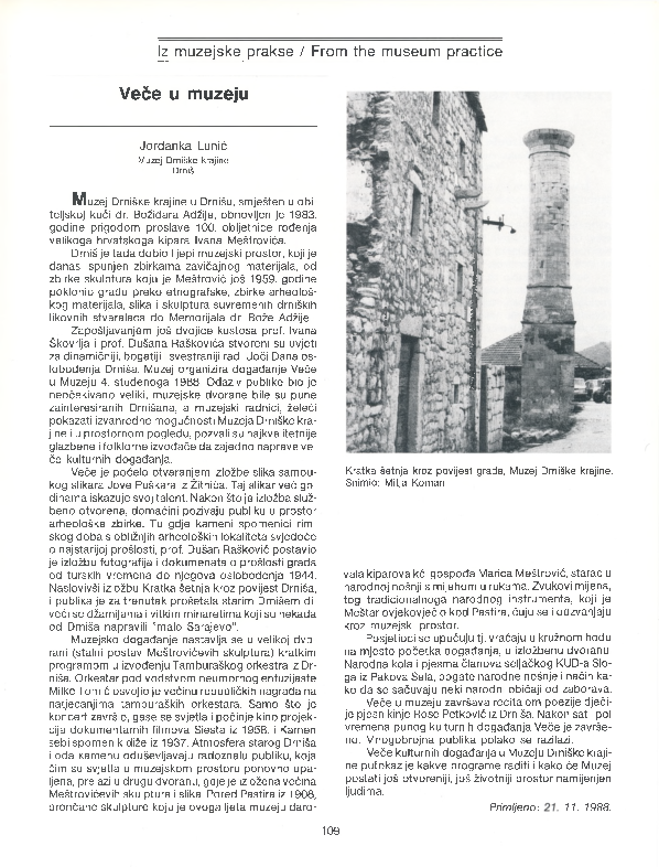 (PDF) Iz muzejske prakse / From the museum practice