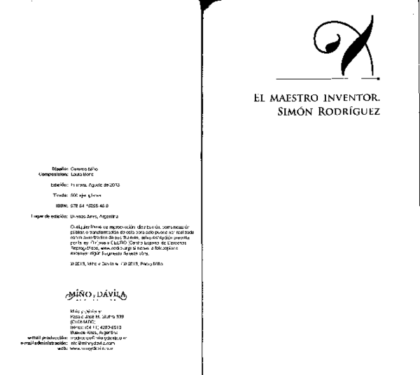 (PDF) EL MAESTRO INVENTOR SIMÓN RODRÍGUEZ