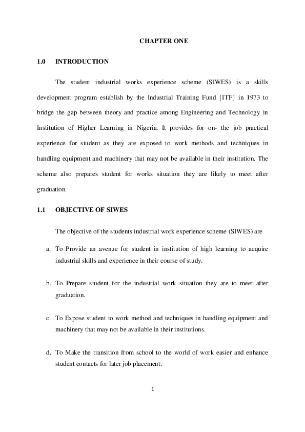 (DOC) SIWES BREAD
