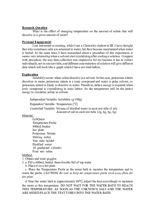 (DOC) Solubility lab