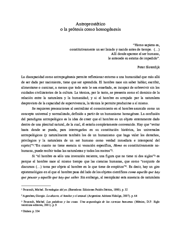 (PDF) Antroprostético o la prótesis como homogénesis.