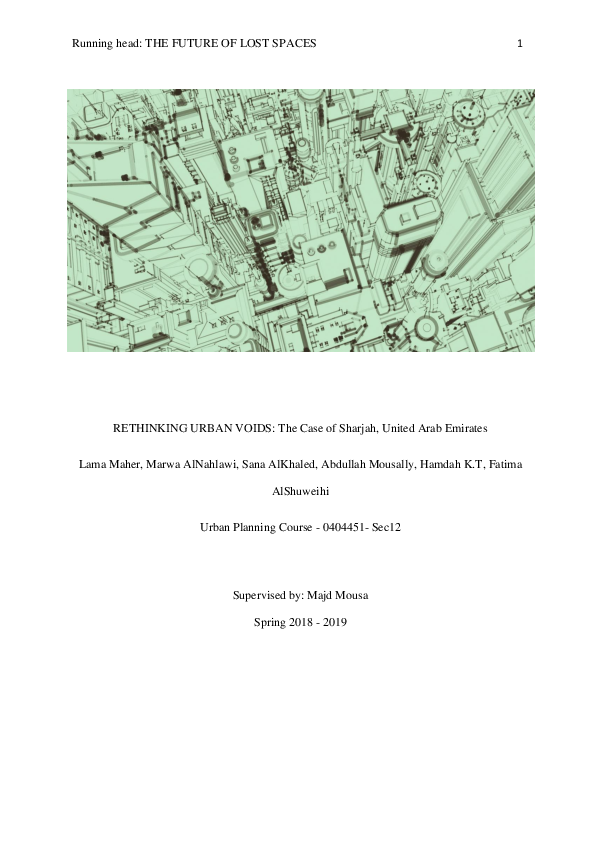 (DOC) Rethinking Urban Voids: The case of Sharjah, UAE