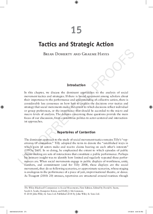(PDF) Tactics & Strategic Action