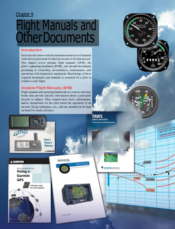 (DOC) PHAK Chapter 9-Flight Manuals and Other Documents