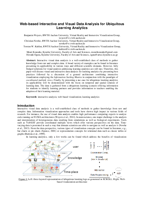 Pdf Web Based Interactive And Visual Data Analysis For Ubiquitous