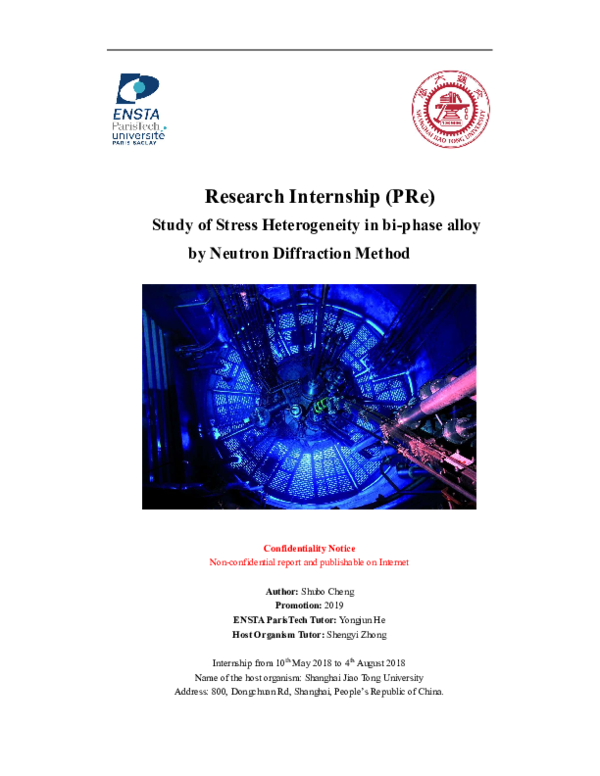 (PDF) Research Internship (PRe) Study of Stress Heterogeneity in bi ...